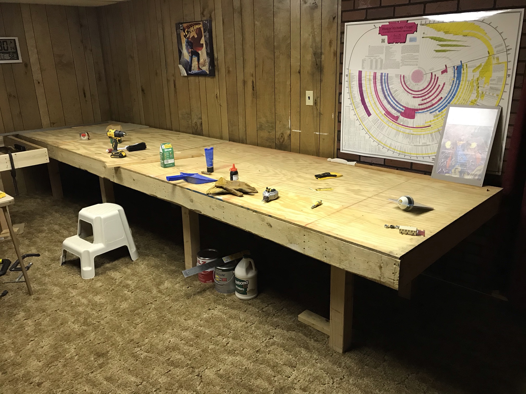 The Plywood Top on the Main Table – My HO Slot Car Hobby
